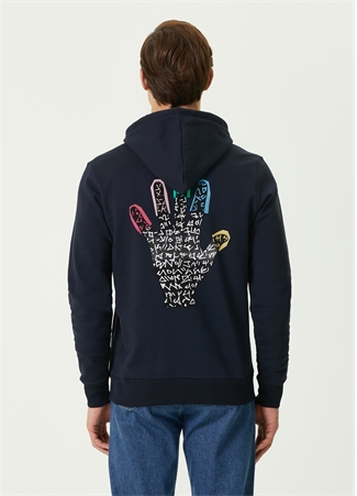 Ps By Paul Smith Erkek Lacivert Kapüşonlu Organik Pamuk Sweatshirt S Eu Ps By Paul Smith Erkek Lacivert Kapüşonlu Organik Pamuk Sweatshirt S Eu